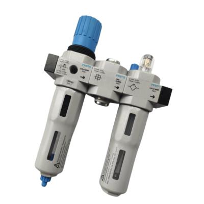 China FESTO LF-1/2-D-MAXI 186463 Zinc Alloy Compressed Air Filter  40μm Filtration, Manual Drain, 0.5-12bar Working Pressure for sale