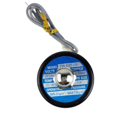 China 2.5 mm Flow Rate Pneumatic Solenoid Valve With Direct Acting Motion Pattern And Temperature -5℃ To 80℃ 2W-025-08 for sale
