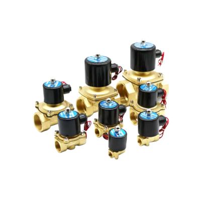China Voltage Tolerance ±10 Percent Solenoid Valve Supporting 0 to 0.5 MPa Pressure Range Providing Control in Industrial Applications 2W-040-10 for sale
