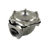 China 1 Inch Right Angle Pulse Solenoid Valve G353A045, ASCO 353 Series Integral Pilot Aluminum Medium Flow Dust Collector Valve for sale