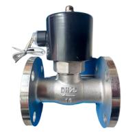 China Stainless Steel SS304 Pneumatic Solenoid Valve With Temperature Range Minus 20 Celsius to Plus 185 Celsius and PTFE Seal Material for sale