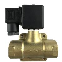 China 2/2 Way Normally Closed Pneumatic Solenoid Valve Featuring Brass Body Material Port Size 3/8