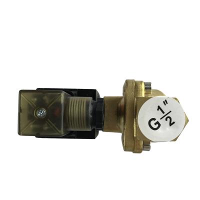 China 2/2 Way Normally Closed Pneumatic Solenoid Valve Featuring Brass Body Material Port Size 3/8