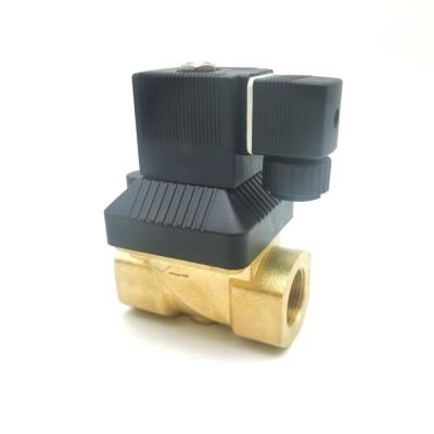 China Burkert Type 6213 Servo Diaphragm Solenoid Valve 00221631 AC24V 8W, G3/4 Internal Thread 2/2 Normally Closed Brass Body, 20mm Flow Orifice NBR Seal, -10~80°C 0-10 Bar Gas Liquid Control for sale