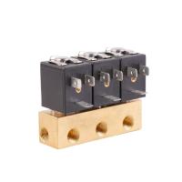China 1913BA161 1913BA251 Brass Water Valve Including NBR Seal Material 1/8''Port Size 2/2 Way Normally Closed for sale