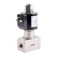 China Stainless Steel 304 Air Valve 3/8'' Port Size and 8mm Orifice Size 350 Bar Max Pressure PEEK Seal 8.7BAS080B03 for sale