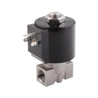 China 8.7AAS015B Water Valve With PTFE Seal Material  Orifice Size 1.5mm 24VAC Voltage 3/8 1/4 3/8 Port Size for sale