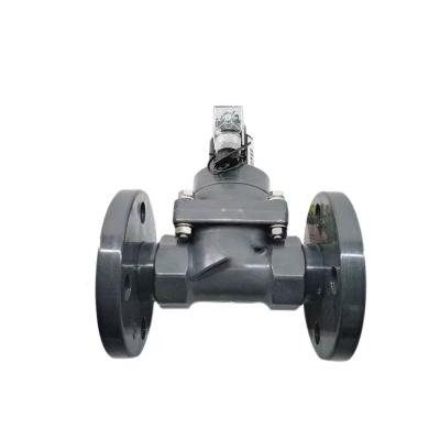 China 2-Way NC 1-1/4'' Port Size UPVC-32 Pneumatic Solenoid Valve 32mm Orifice Size Ideal for Pneumatic System Integration for sale