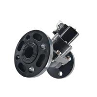 China 1-1/2'' Port Size UPVC-40 Alkali Fluid Light Oil Valve 40mm Orifice Size  2-Way NC 220VAC 24VDC for sale