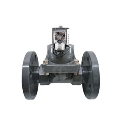 China Port Size 1/2'' CPVC-15 CPVC Body Valve Suitable for Weak Acid and Alkali Fluids Orifice Size 15mm for sale