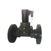 China CPVC-50  Port Size 1-1/2''  0.01 To 0.6 Mpa Solenoid Valve 50mm Orifice Size Suitable for Weak Acid and Alkali Fluids for sale