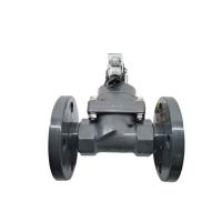 China CPVC-50  Port Size 1-1/2''  0.01 To 0.6 Mpa Solenoid Valve 50mm Orifice Size Suitable for Weak Acid and Alkali Fluids for sale