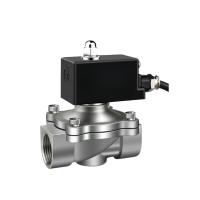 China 2S040-10 Stainless Steel 2/2 Way NC Pneumatic Solenoid Valve Orifice Size 4mm 3/8 Inch Port Size  0 To 1 Mpa for sale