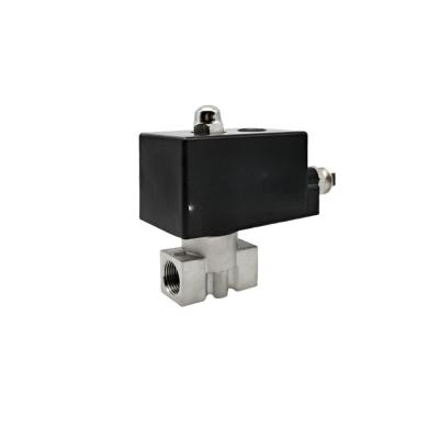 China 3/4'' Port Size 2S200-20 Stainless Steel Pneumatic Solenoid Valve 20mm Orifice Size and FKM Seal Semi-Direct Diaphragm Operated for sale