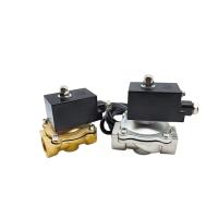 China 2S500-50 Stainless Steel 2/2 Way NC Pneumatic Solenoid Valve Port Size 2″ Inch and EPDM Seal Pressure Range 0 To 1 Mpa for sale