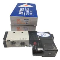 China Large Capacity 4V410-15 5/2 Way Valve G1/2 Port 2.79 Cv Manifold Mountable No Lubrication Needed for Heavy Industrial Automation AirTAC Brand for sale
