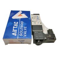 China Large Capacity 4V410-15 5/2 Way Valve G1/2 Port 2.79 Cv Manifold Mountable No Lubrication Needed for Heavy Industrial Automation AirTAC Brand for sale