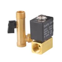 China OPT-A-AC220  φ4mm Orifice Size 1/2'' Port Size Electronic Timed Auto Drain Valve FKM Seal pilot operated for sale