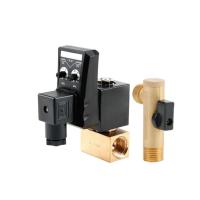 China 1/2'' Port Size OPT-A-J-DC24 Premium Grade Electronic Timed Auto Drain Valve Pressure Range 0 - 230 PSI for sale