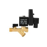 China 3/4″ inch Port Size OPT-B-J-AC220 COMBO High-grade Air Compressor Auto Drain Valve FKM seal material for sale