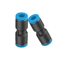 China Festo QS-4 Push in Fitting 4mm Tube OD Straight Connector for Pneumatic Automation Systems 153031 for sale