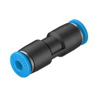 China Festo QS-4 Push in Fitting 4mm Tube OD Straight Connector for Pneumatic Automation Systems 153031 for sale
