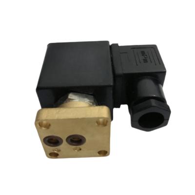 China 7FA25 Orifice Size 2.5mm Pressure 0 To 12 Bar Subplate Mounting Brass Body Solenoid Valve for sale