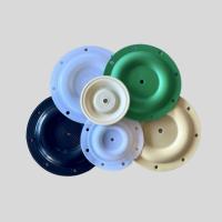 China DBY80-100  Pulse Valve Diaphragm White PTFE and Beige Santoprene Material Anti-corrosion, Acid Alkali & High Temperature Resistance for sale