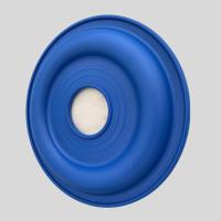 China Blue Polyether Diaphragm Outer Diameter 170mm- 365mm Pulse Valve Diaphragm Polyether Material Without Side Mounting Holes for sale