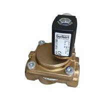 China 00270131 DC24V 8W Brass Diaphragm Solenoid Valve Bürkert Type 6281 2/2 NC, G1 1/4, 40 Orifice NBR Seal, 0.2-16bar Pressure, Medium Temp -10~80℃ for sale