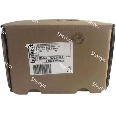 China Wide Pressure Industrial Valve 0.2-16bar Medium Temp -10~80℃ Bürkert 00221864 Type 6281 2/2 NC, G1 1/2 Brass Valve 40 Orifice, NBR Seal AC220V 8W for sale