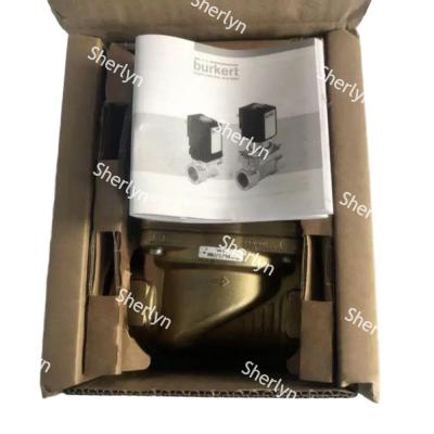 China Burkert 00221862 Type 6281 Brass Diaphragm Valve, 2/2 NC G1 1/2, 40 Orifice NBR Seal DC24V 8W, 0.2-16bar, Medium Temp -10~80℃ for sale