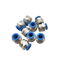 China R1/2 Thread Festo QS-1-2-12 Pneumatic Push In Fitting 12mm Tube Coupling For Distribution Manifolds Pneumatic Connector for sale