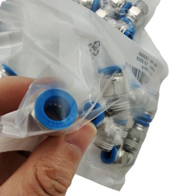 China G1/8 Threaded Push in Coupling Festo QS-G1-8-10 10mm Tube Adapter for Pneumatic Measurement Devices for sale