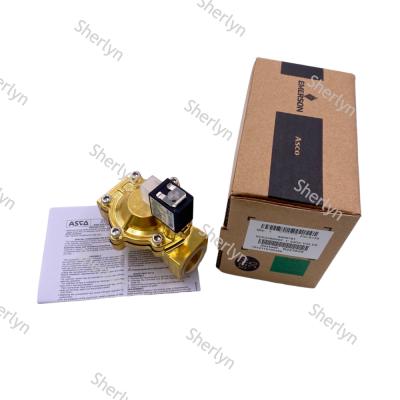 China ASCO DN25 SCE238D005 24DC Solenoid Valve, G1 'thread Brass Body NBR Seal Industrial Pipeline Control Valve for Water Gas Oil for sale