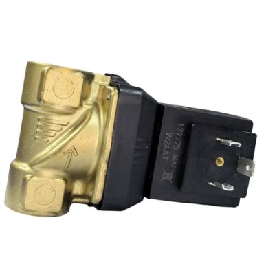 China Burkert Solenoid Valve Type 6213, Brass Body, 0‑10 Bar Pressure, G1/2 Connection, 2/2 NC, Orifice Size 13, EPDM Seals, AC24V 8W, Temperature Range ‑30 to +90°C, PN 00221655 for sale