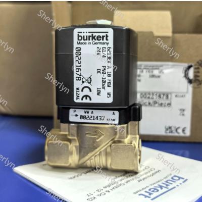 China EPDM‑sealed Brass Solenoid Valve 00221661, Burkert 6213, G3/4 Connection, 2/2 Normally Closed, Orifice13, 8W AC220V, 0‑10bar, Temp Range ‑30~+90°C for sale