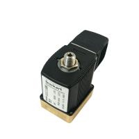 China Burkert 6014D Series 3/2 Way NO Solenoid Valve Offering 1.5 mm Orifice Sizes 00126195 00126196 00125355 Perfect for Automated Fluid Systems Brass Body Dimension 32*46mm for sale