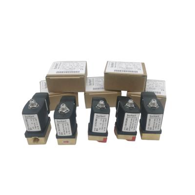China 00126198 00126199 00126201 Burkert 6014D Series 3/2 Way Normally Open DC24V AC24V AC220V Voltage Options Valve Brass Body G1/8 Orifice 2.0mm for sale