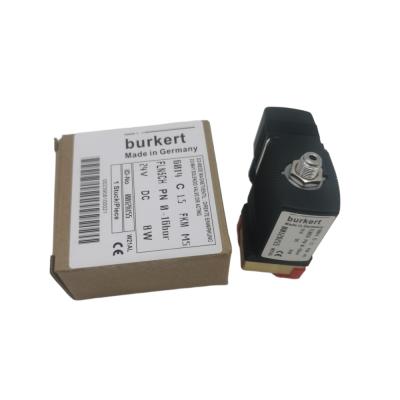 China Burkert Solenoid Valve Direct Acting FKM Seal Material Plunger Brass Solenoid Valve 3/2 Way Normally Closed Engineered for Operation 00126154 00126155 00125366 for sale