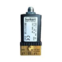 China BURKERT 6014C Series 3/2 Way NC Brass Body FKM Seal Solenoid Valve With Manual Override 00147718 G1/8 Orifice 2.0mm for sale