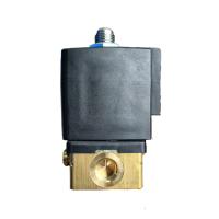 China BURKERT 6014C Series 3/2 Way NC Brass Body FKM Seal Solenoid Valve With Manual Override 00147718 G1/8 Orifice 2.0mm for sale