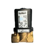 China Burkert Brass Solenoid Valve Type 6213 2/2 Way NC Servo Assisted Diaphragm Valve 00221674 00221675 00221677 00221598 00221599 00221601 Port Size G1/4 G3/8 DC24V AC24V AC220V for sale