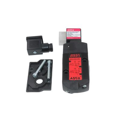 China ASCO Solenoid Valve Aluminum Body Material Double Solenoid Type Designed to Enhance Fluid Control Efficiency SCG8551A001MS 5/2 Way Single Electric Control Spring for sale