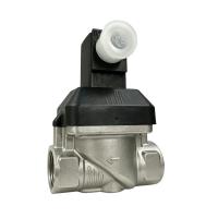China Burkert 5404 Stainless Steel High‑Temperature 2/2 NC Solenoid Valve G1 25mm Orifice PTFE Seal 20004409 20004410 00354392 20004413 Hot Fluid Steam Industrial On‑Off Solenoid Valve for sale