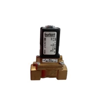 China Burkert 5281 Large‑caliber Solenoid Valve 2/2 Way NC Brass Body EPDM Seal 32/40mm Flow Orifice G1-1/4 G1-1/2 Item 00134385 00134386 00134388 00134389 00134390 00134392 DC24V AC24V AC220V for sale