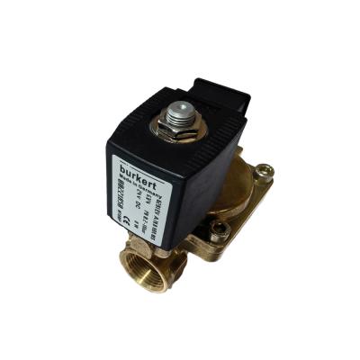 China Burkert 6281 Medium‑caliber Solenoid On/Off Valve 2/2 NC G3/4 Inch Brass Housing NBR Diaphragm Seal 00221850 00221851 00221852 DC24V AC24V AC220V for sale