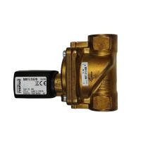 China Burkert 6281 Medium‑caliber Solenoid On/Off Valve 2/2 NC G3/4 Inch Brass Housing NBR Diaphragm Seal 00221850 00221851 00221852 DC24V AC24V AC220V for sale