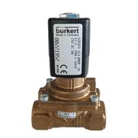 China Burkert 6281 Diaphragm Solenoid Valve 2/2 Way NC Brass Valve NBR Seal 13mm Orifice G1/2 G3/4 DC24V AC220V Manual Reset Industrial Fluid On‑off Control Valve 00221952 00221953 00221954 00221955 for sale