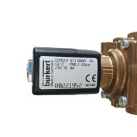China Automation Pipeline Solenoid Valve With Manual Control Burkert Type 6281 G1 1/2 40mm Orifice 2/2 NC Brass Construction NBR Seal Low Power 8 Watt DC24V AC220V 00221964 00221965 for sale